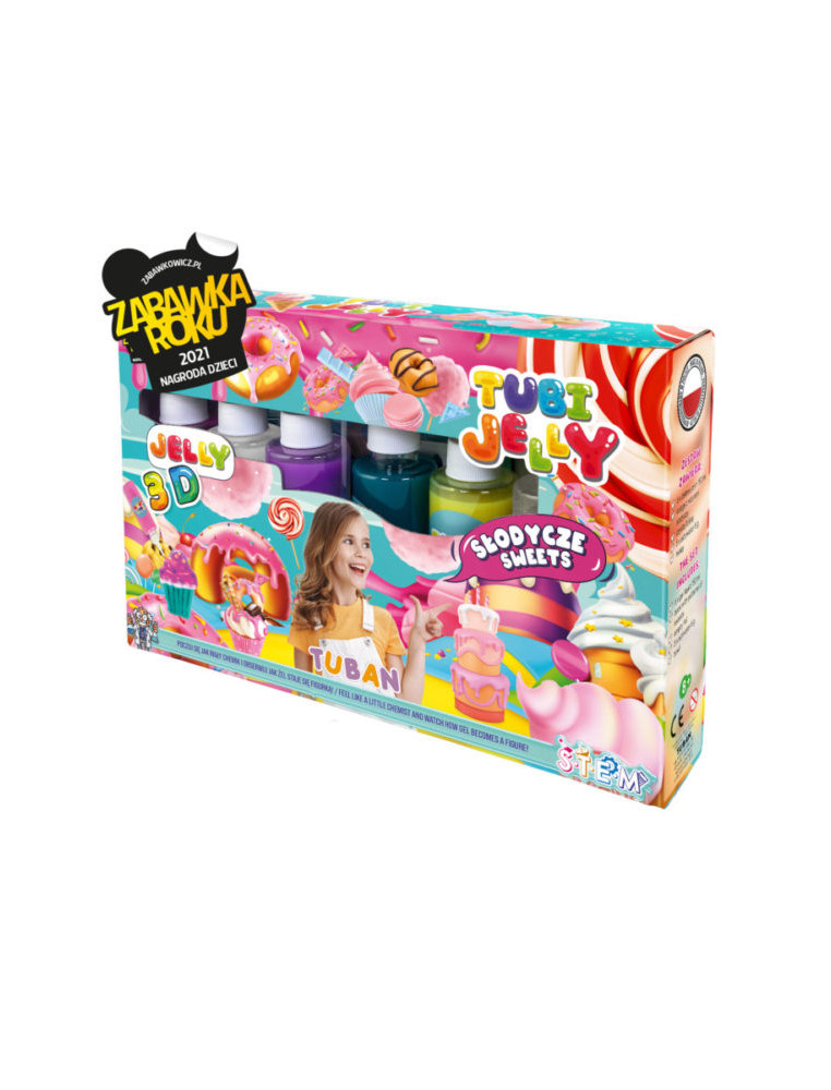 Tubi Jelly set 6 colors Sweets